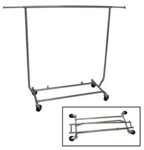 Rolling Coat Rack | Mannequin Rent